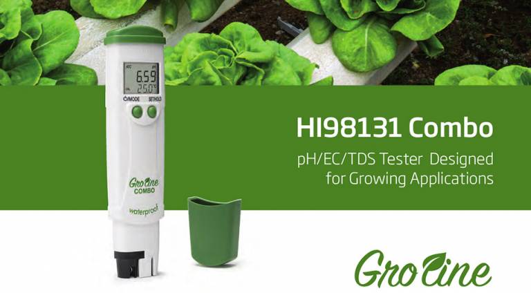 เครื่องวัด pH EC TDS แบบปากกาสำหรับไฮโดรโปนิกส์ HI98131