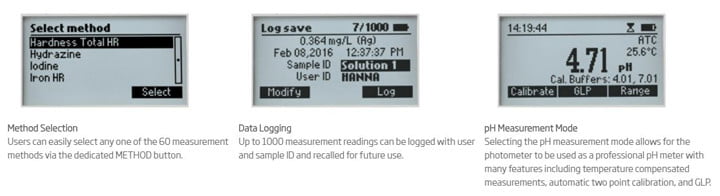 เครื่องวัด COD pH และสารละลายในน้ำสำหรับน้ำเสียรุ่น HI83399