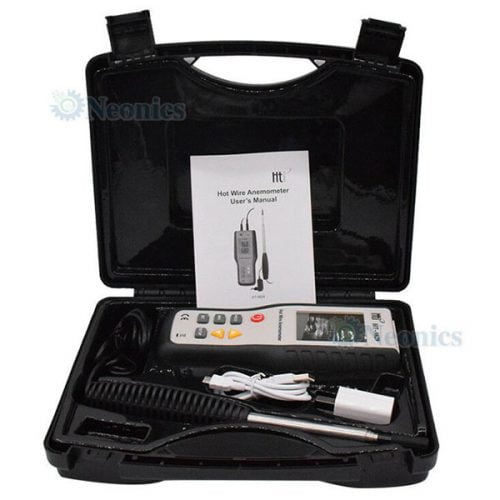 เครื่องวัดความเร็วลมแบบ Hotwire Anemometer คุณภาพสูง