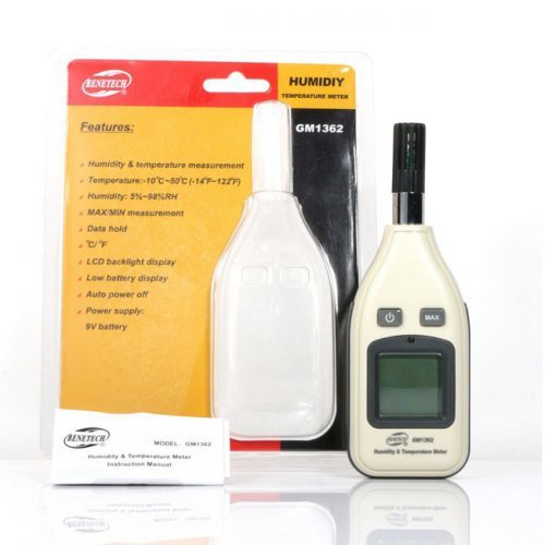 เครื่องวัดอุณหภูมิ ความชื้น เทอร์โมมิเตอร์ (Thermometer) GM1362